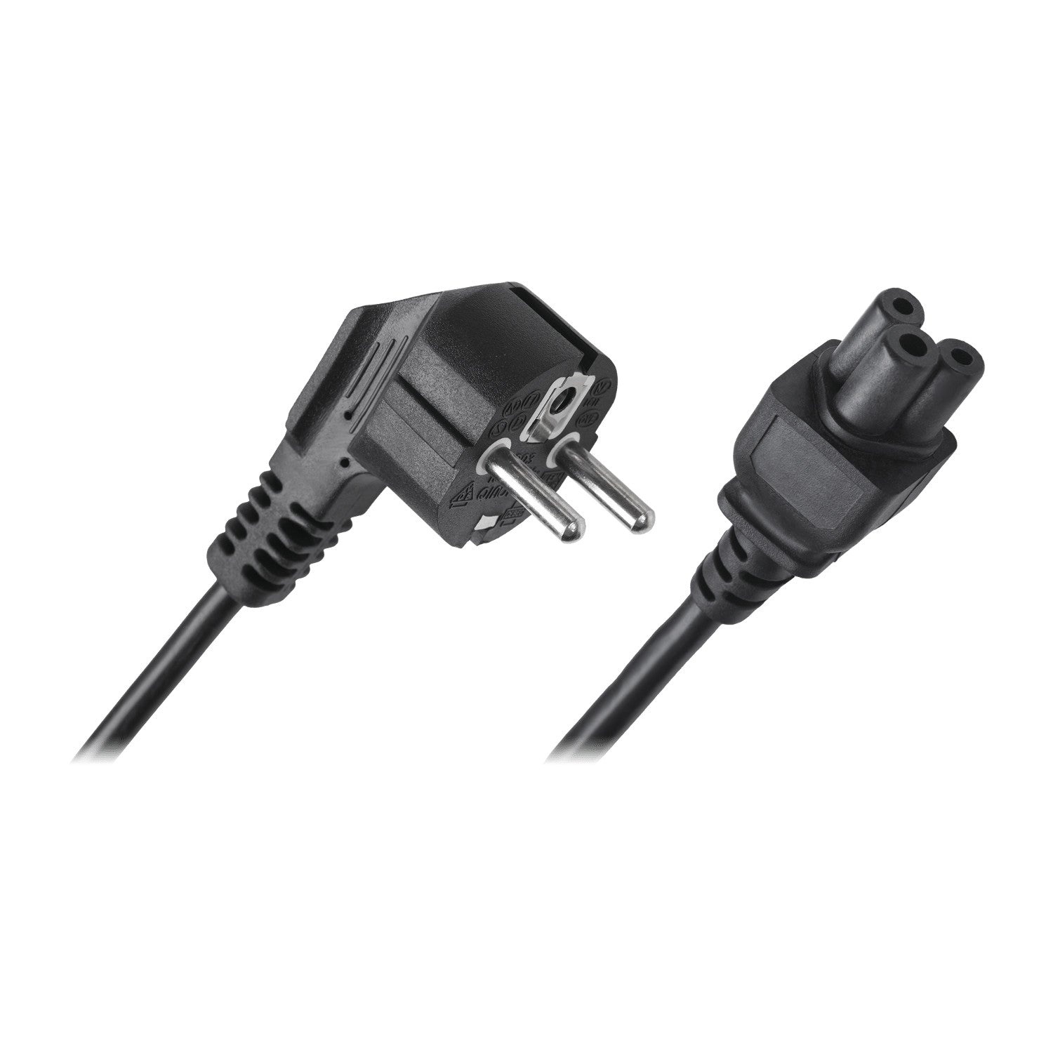 Clover power cable for laptop 1.5m black – Euroelectronics UK