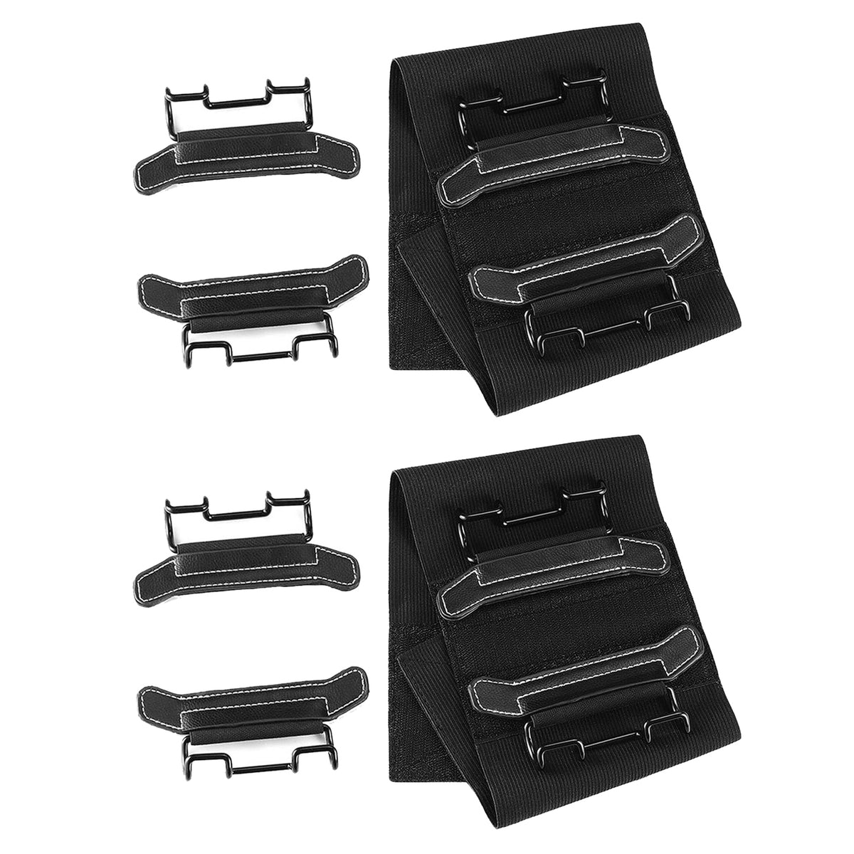 2x Maclean seat headrest tablet holder, velcro, extendable arms, MC-81 ...