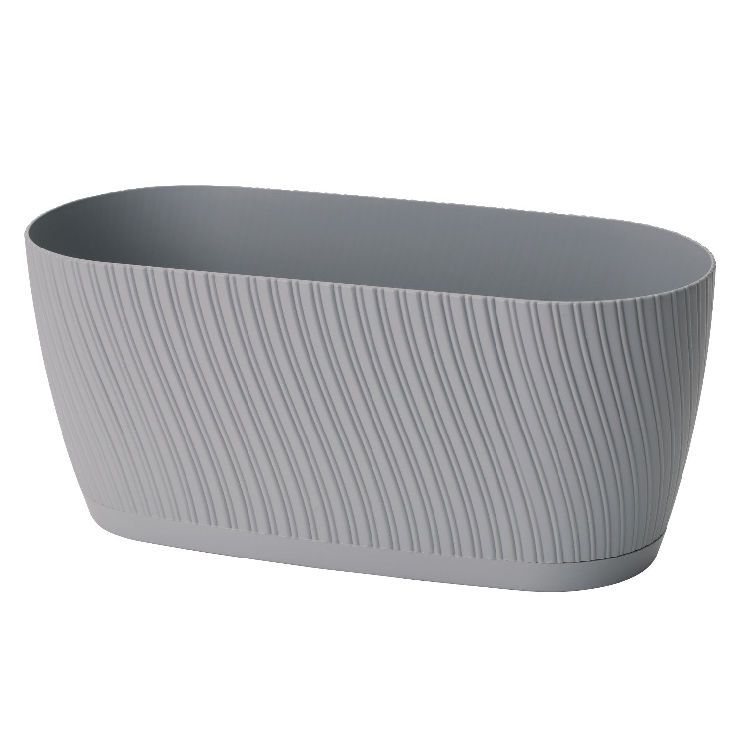 Form-Plastic Oblong Box with Stand, 27 cm, Anthracite, Mika 27 Eco – P ...