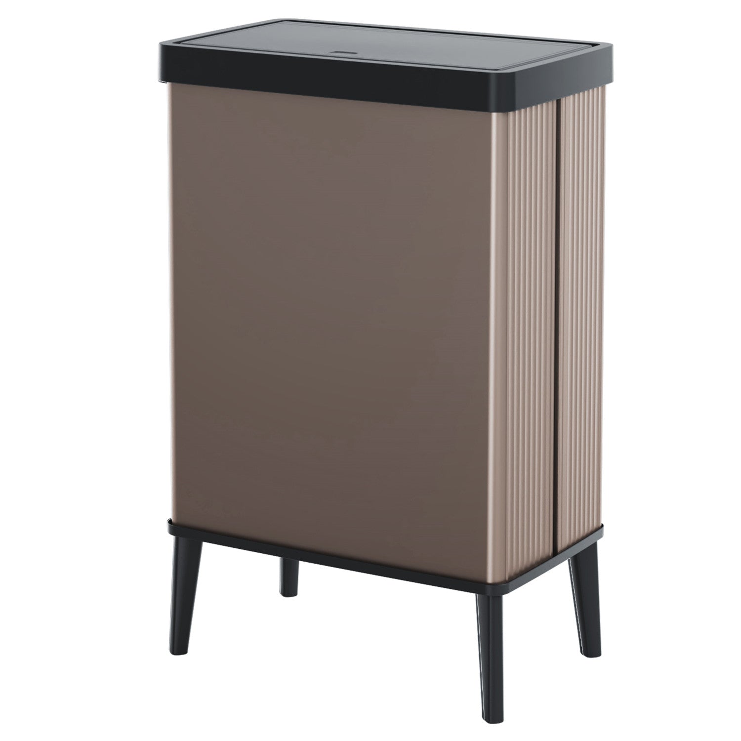 Curver trash garbage can, for segregation, on legs, pink, capacity 54l ...