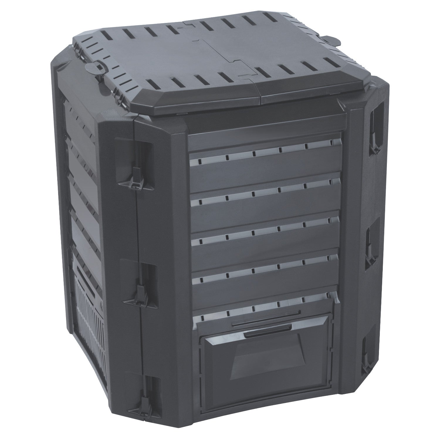 Prosperplast composter, frostproof, 380l, black, Compogreen ...