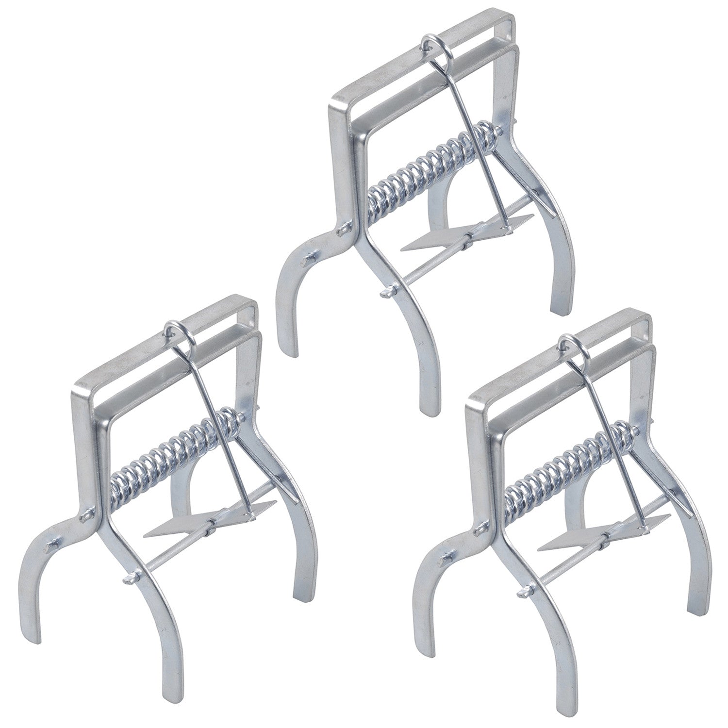 Greenmill metal pest trap, galvanized steel, 9cm wide, GR5103, 3 piece ...