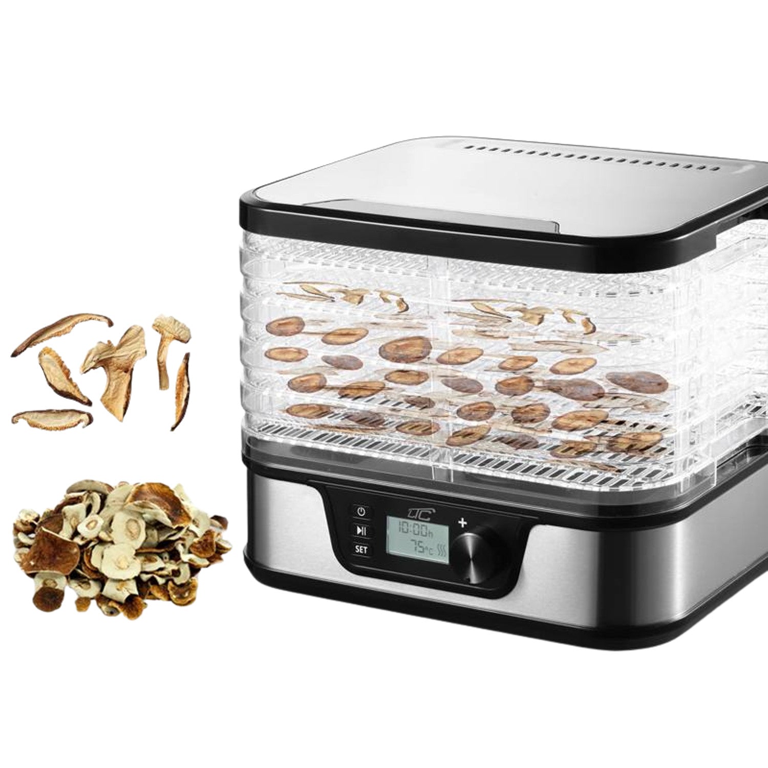 Dryer for mushrooms, vegetables, fruits, meats LTC, adjustable power ...