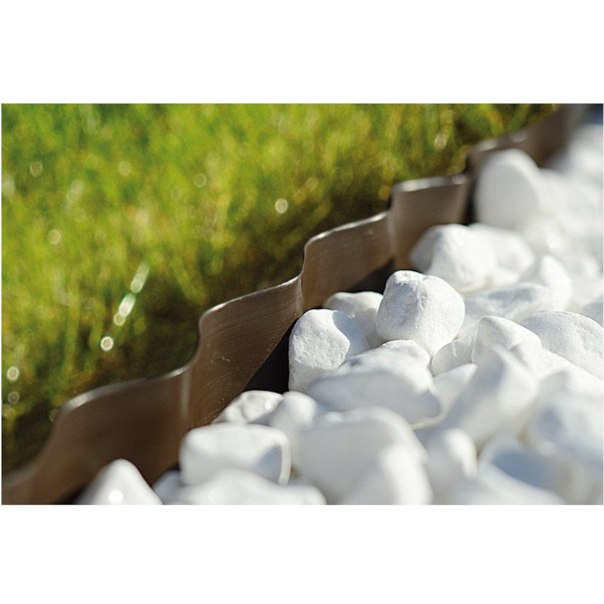 Garden wavy edging 15cm x 9m Cellfast brown – Euroelectronics UK