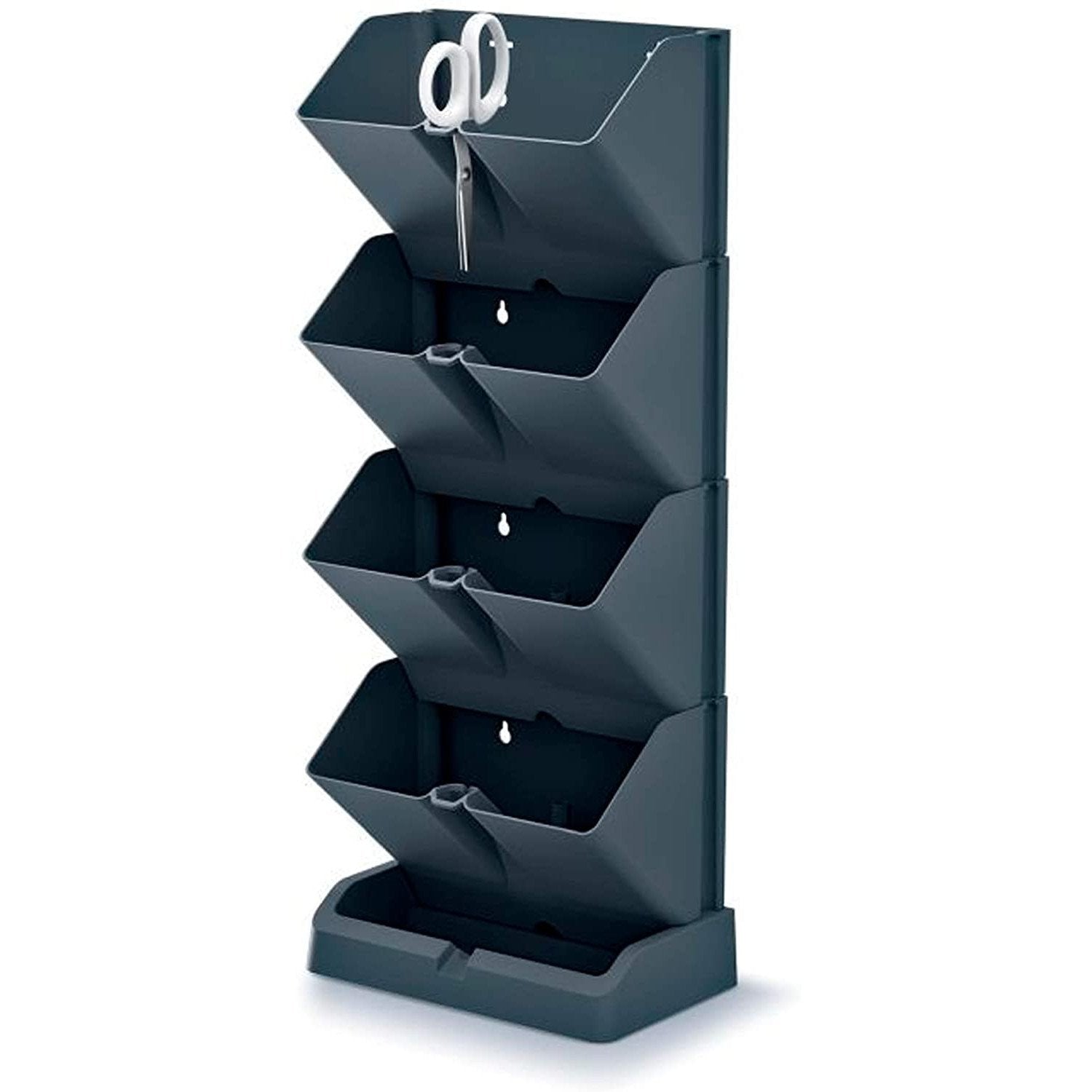 Vertical garden standing modular flower pots Mini Cascade anthracite ...