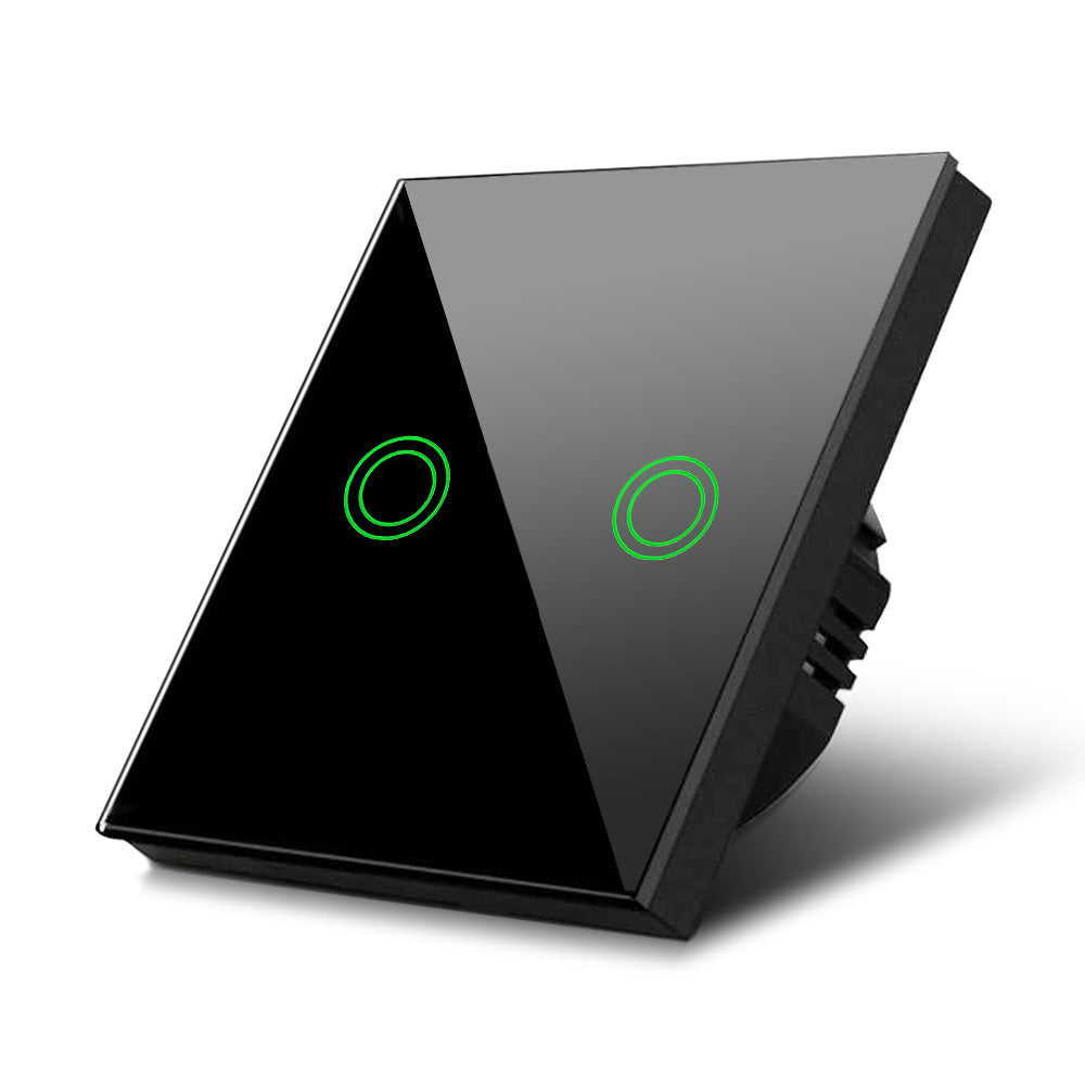 Maclean MCE711B Glass Touch Light Switch with LED Backlight Staircase ...