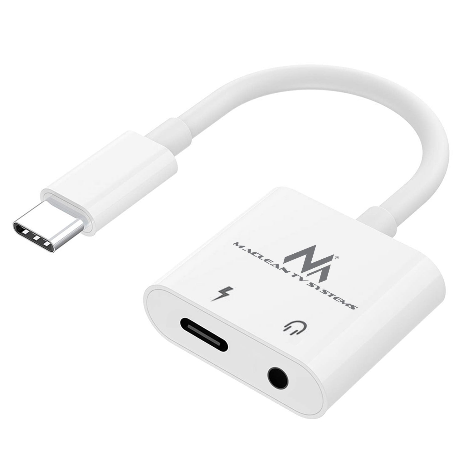 Cable Adapter USB Type-C 3.5mm Mini Jack Audio Power Delivery PD 30W ...