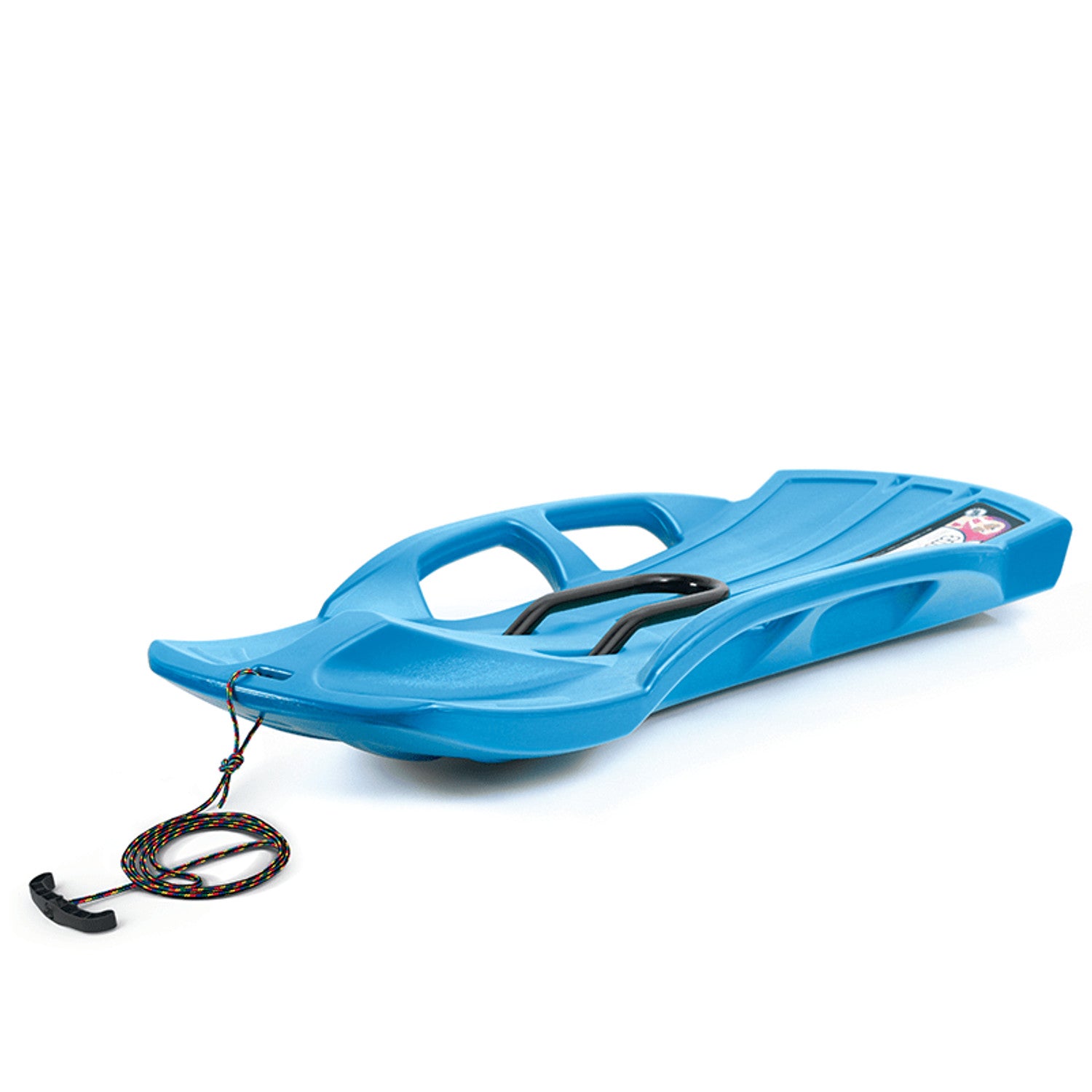 Kids Slide Plastic Snow Sledge Train Control Rope Handle Speed Safe St ...