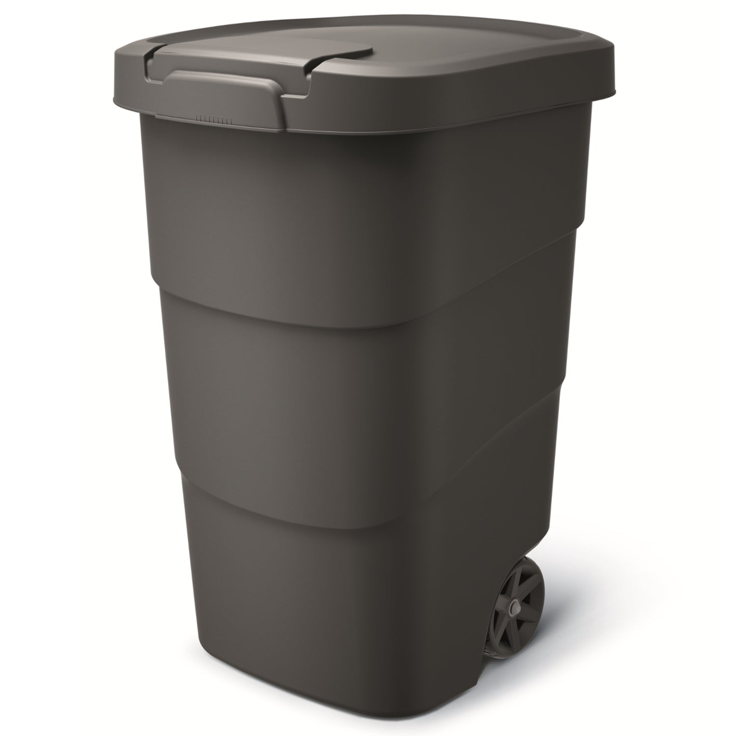 Wheeler 95L Wheelie Bin Trash Can With Wheels And Lid Large Universal ...
