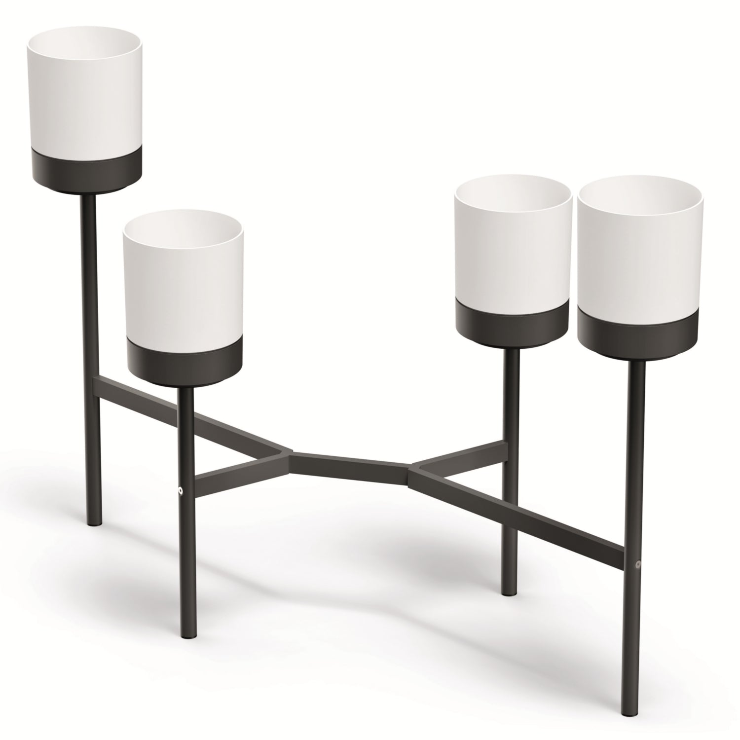 Prosperplast Bloomie Stand Four Legged Flower Stand with 4 Pots Plant ...