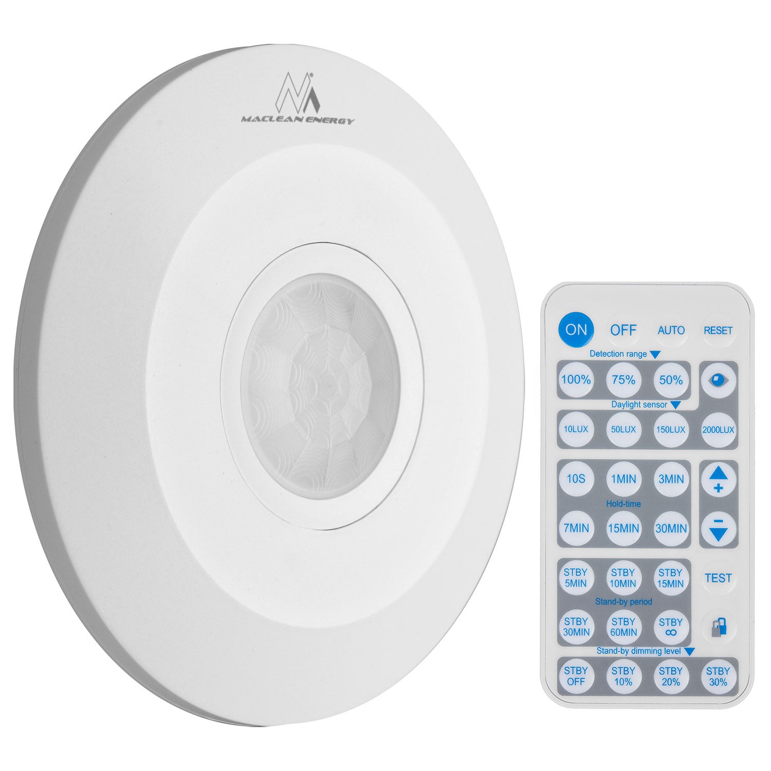 Maclean MCE467 PIR Motion Sensor Dusk to Dawn Infrared with Remote Con ...