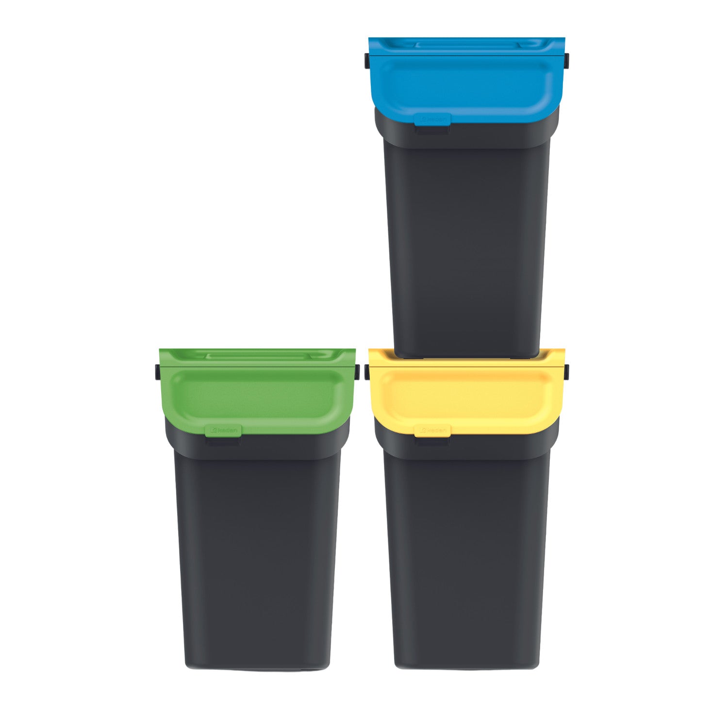 Keden Kaddi Q Waste Separation System 3x25L Set with Activated Carbon ...