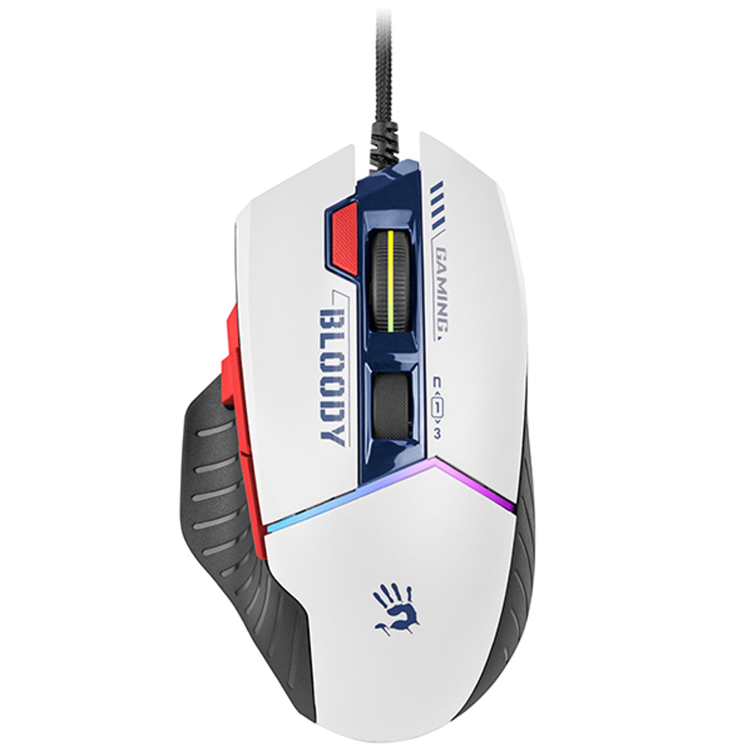 A4TECH BLOODY W95Max USB Bloody Gaming Mouse RGB Red Adjustable DPI Ga ...